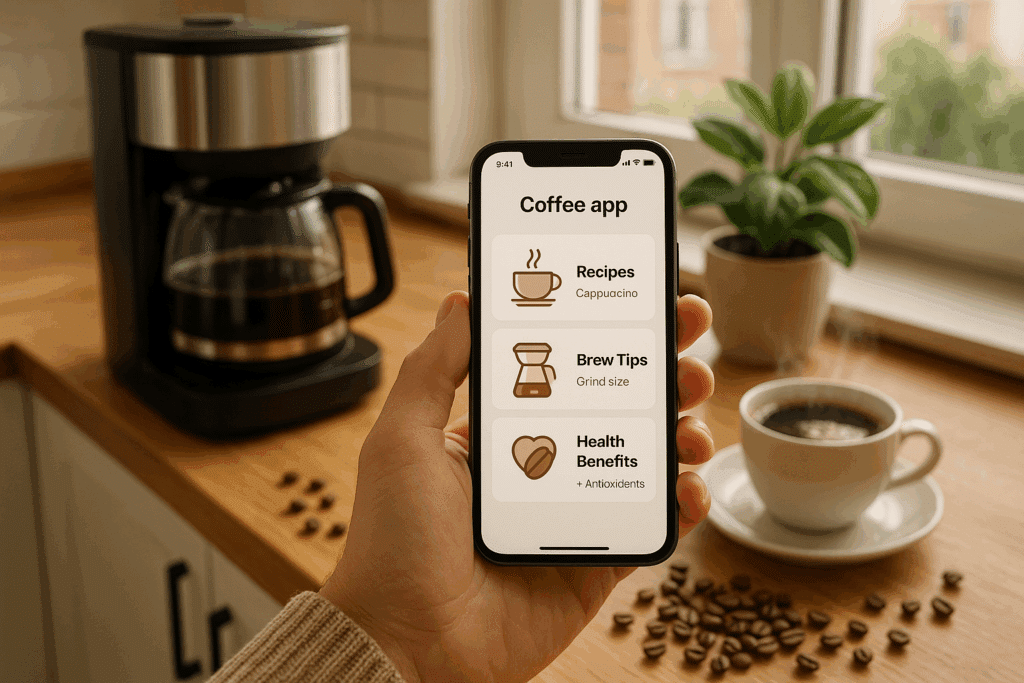 Kaffe afsløret: Vågn op med kaffe-appen